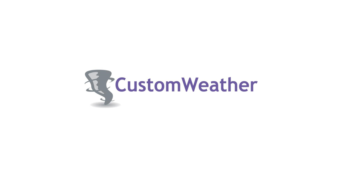 CustomWeather Offers CW-Sensor, CW-Now and CW-Wind Weather Data ...