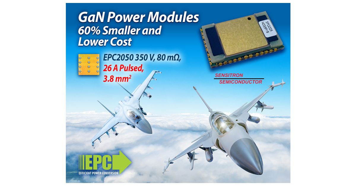 Sensitron and EPC Collaborate to Introduce a High-Power Density 350 V ...