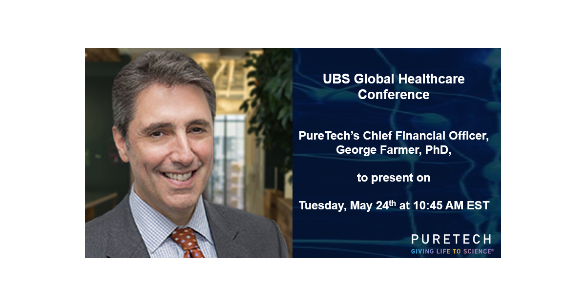 PureTech to Present at the UBS Global Healthcare Conference | Business Wire