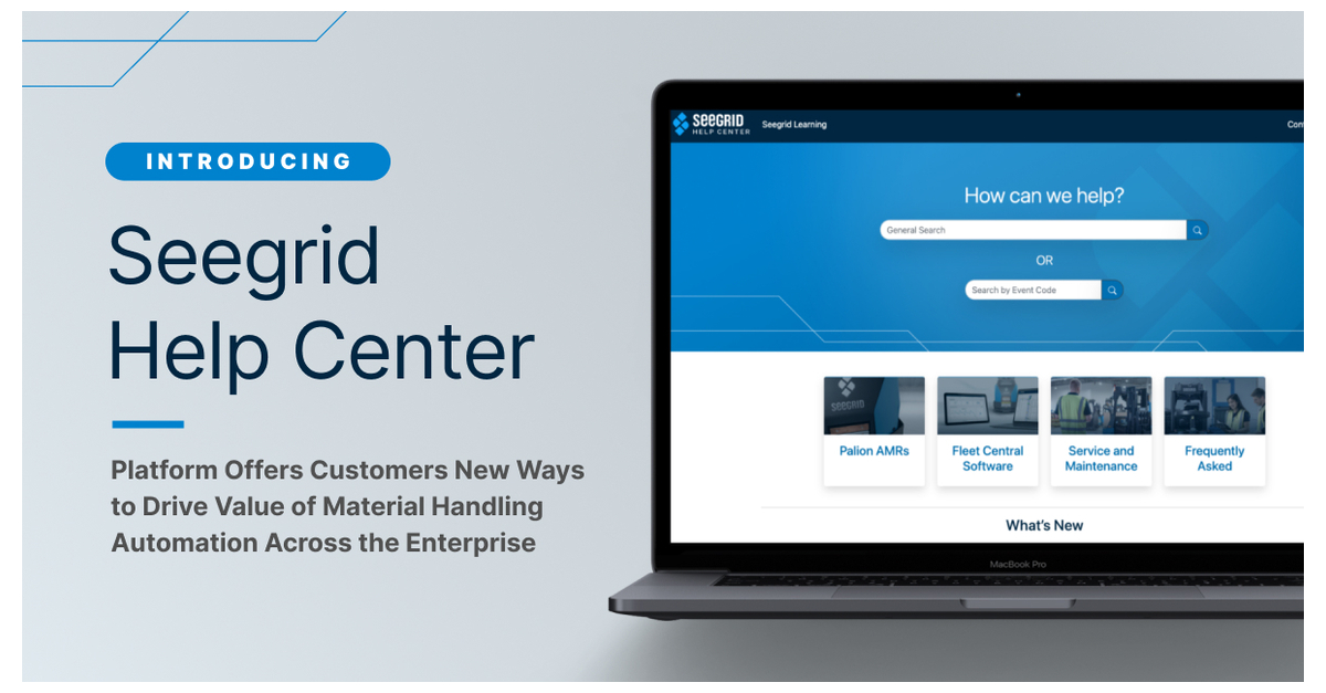 Seegrid Launches Online AMR Knowledge Base | Business Wire