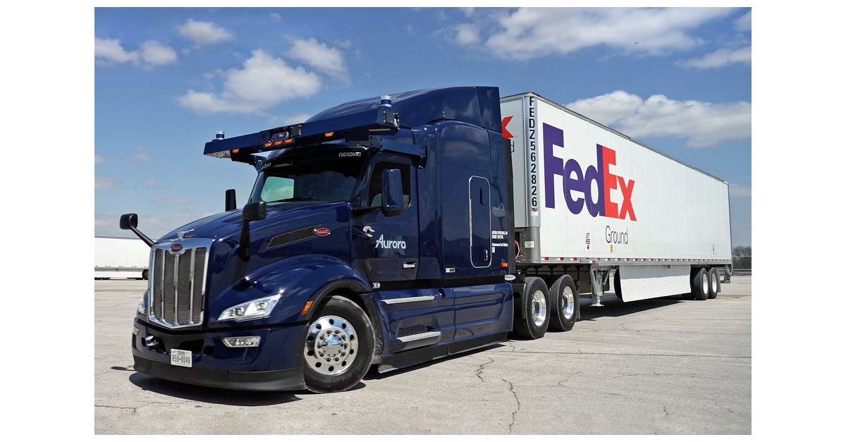 FedEx and Aurora Expand Autonomous Commercial Linehaul Trucking Pilot ...