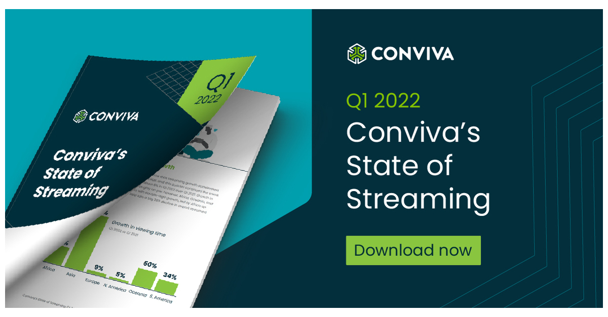New Conviva Data Shows Double Digit Streaming Growth Worldwide; Smart ...