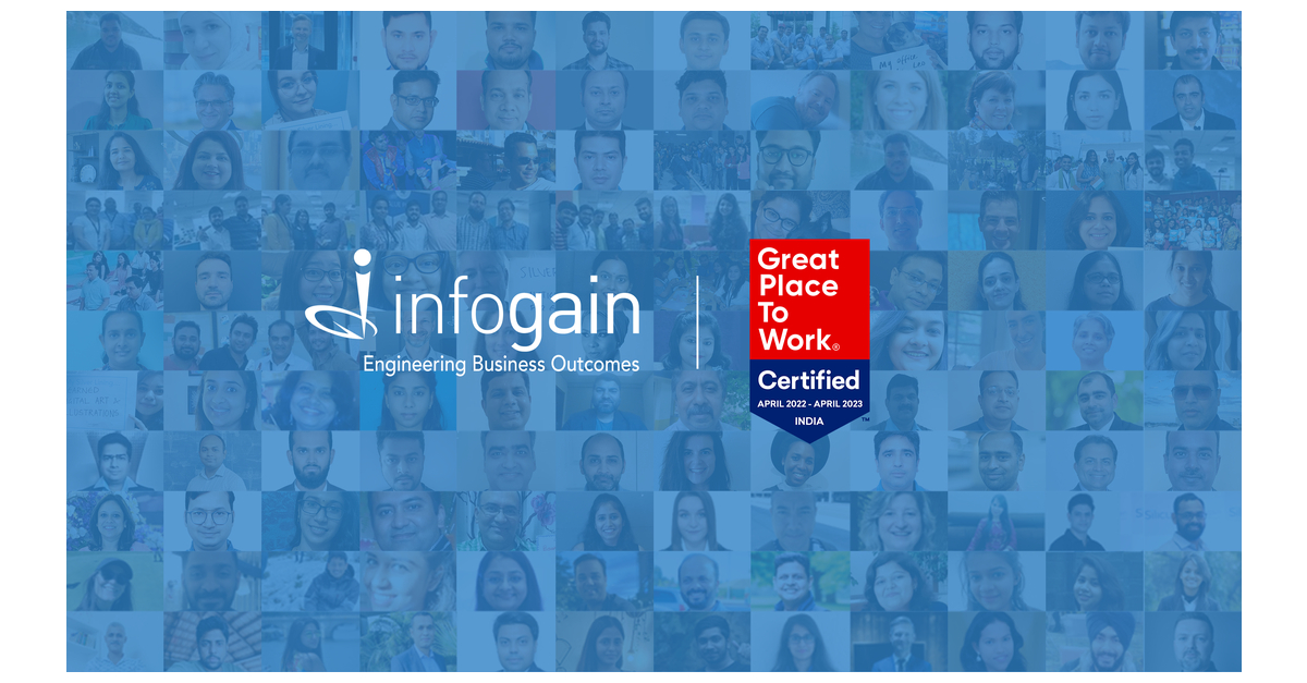 Infogain earns Great Place to Work Certification™ | Business Wire