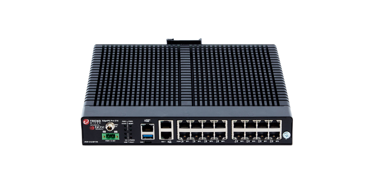 TXOne Networks presents the EdgeIPS Pro 216 High Port Density IPS Array ...