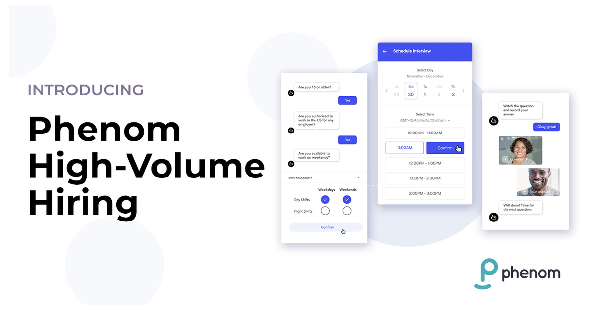 Phenom Launches High-Volume Hiring Solution to Improve Hiring ...