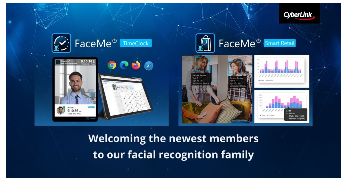 CyberLink Releases FaceMe® TimeClock and Smart Retail, Expands Its ...