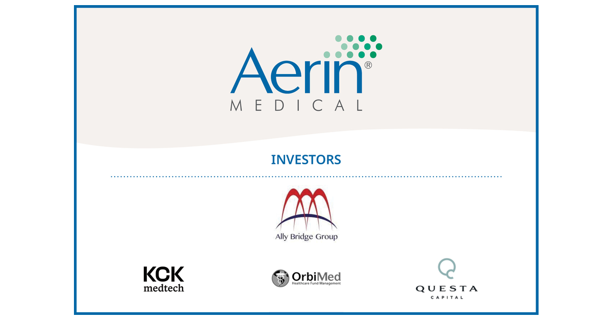 Aerin Medical Secures $60 Million in Equity Financing | Business Wire