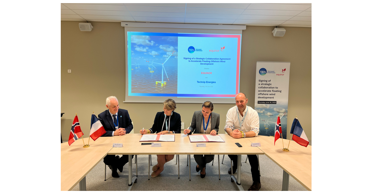 Technip Energies and Equinor Enter Strategic Collaboration to ...
