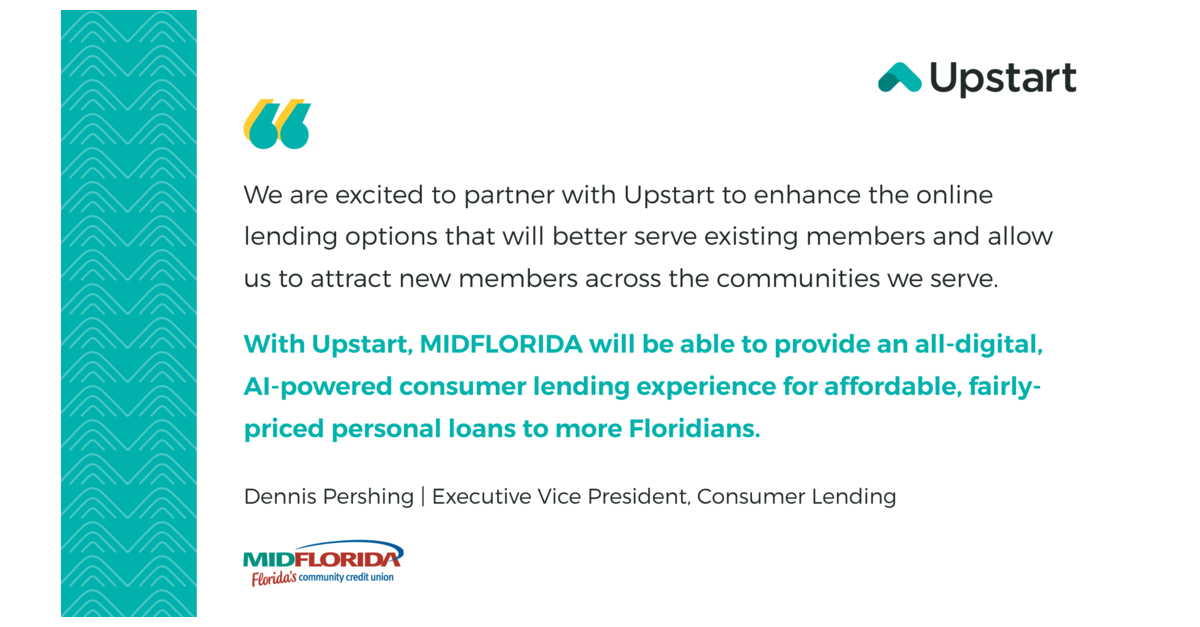 MIDFLORIDA Credit Union Selects Upstart for Personal Lending | Business ...