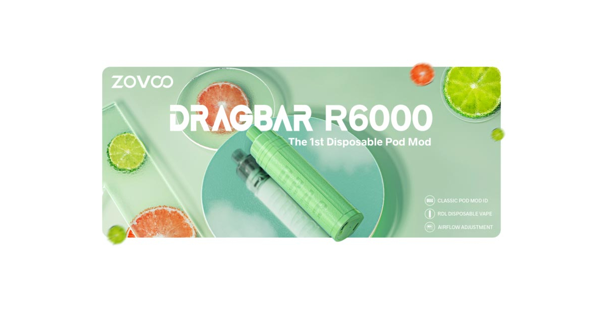 Officially Launched! “1st Disposable Pod Mod” ZOVOO DRAGBAR R6000 Unveils the Mystery | Business ...