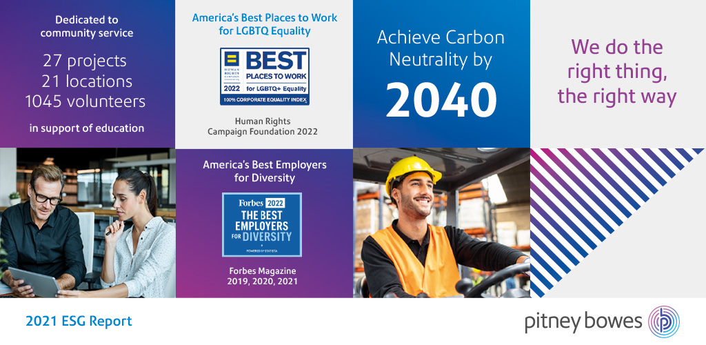 Pitney Bowes Releases ESG (Environmental, Social and Governance) Report ...