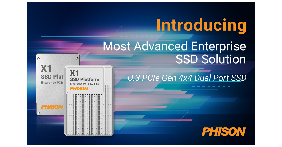 Phison Debuts the X1 to Provide the Industry’s Most Advanced Enterprise ...