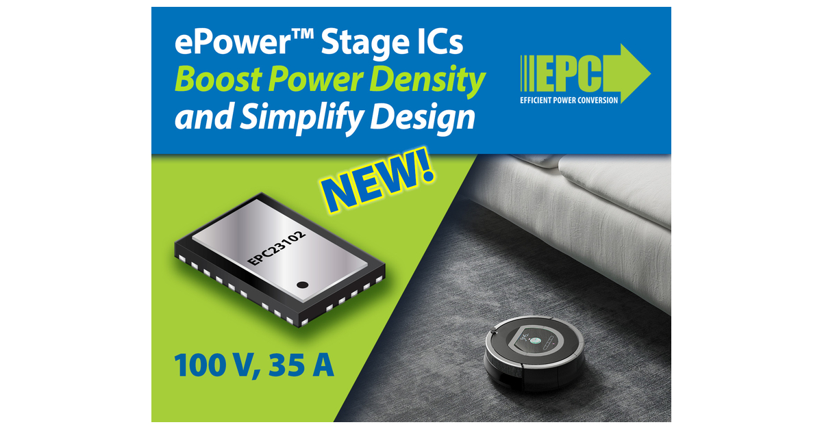35 A GaN ePower™ Stage IC Boosts Power Density and Simplifies Design | Business Wire