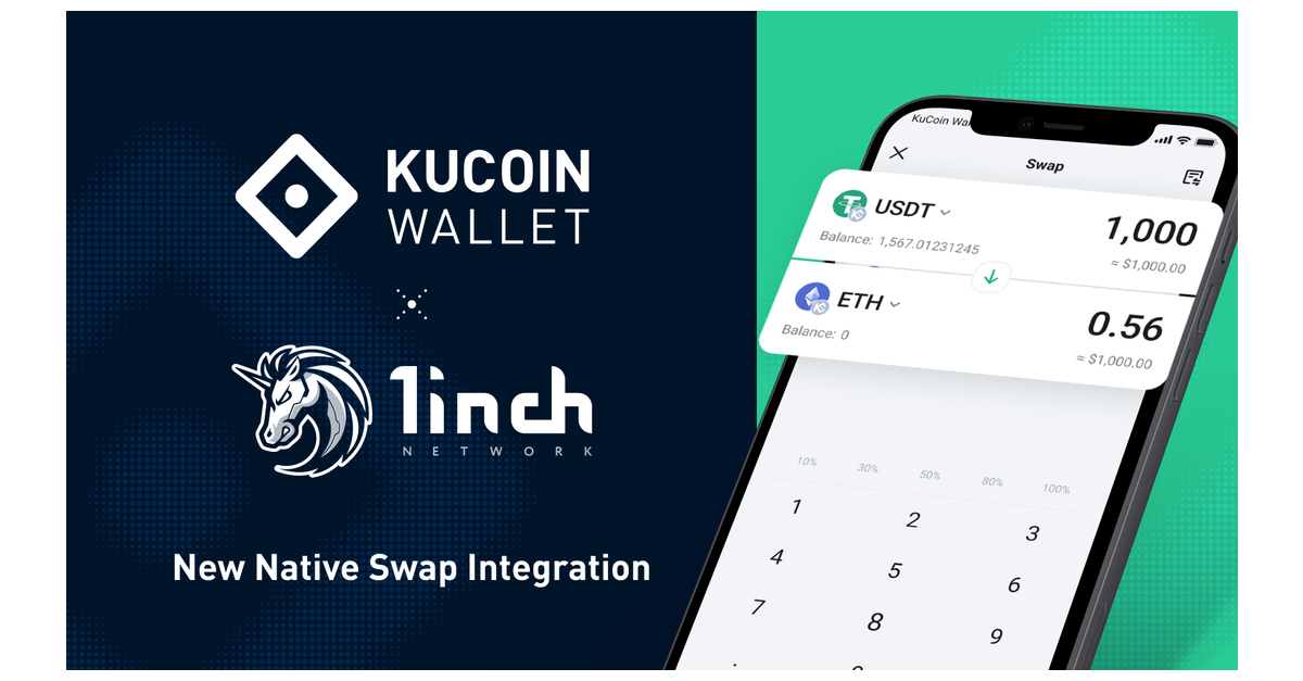 KuCoin Wallet Integrates 1inch For Implementing Native Swap Function ...
