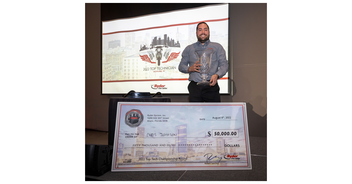 Ryder “Top Tech” Crowned at 21st Annual Top Technician Skills ...