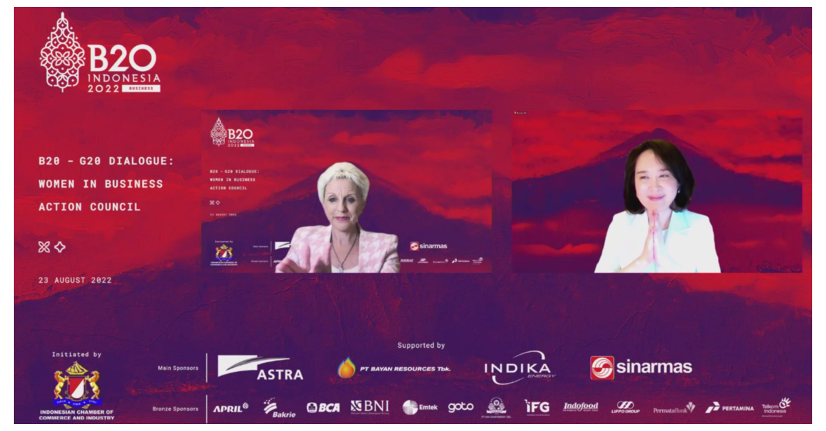 Diane Wang Speaks at the B20-G20 Dialogue, Shedding Light on Empowering Women Entrepreneurs in ...