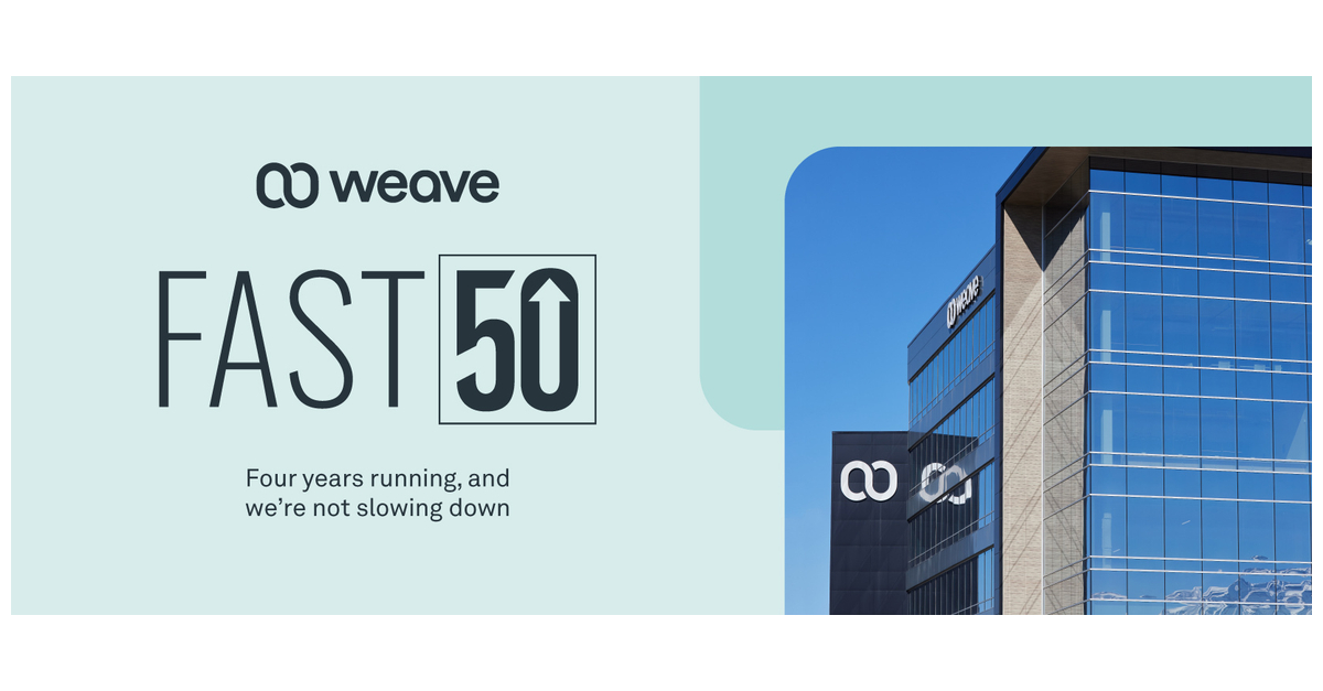 Weave Named to Utah Fast 50 List for 4th Consecutive Year | Business Wire