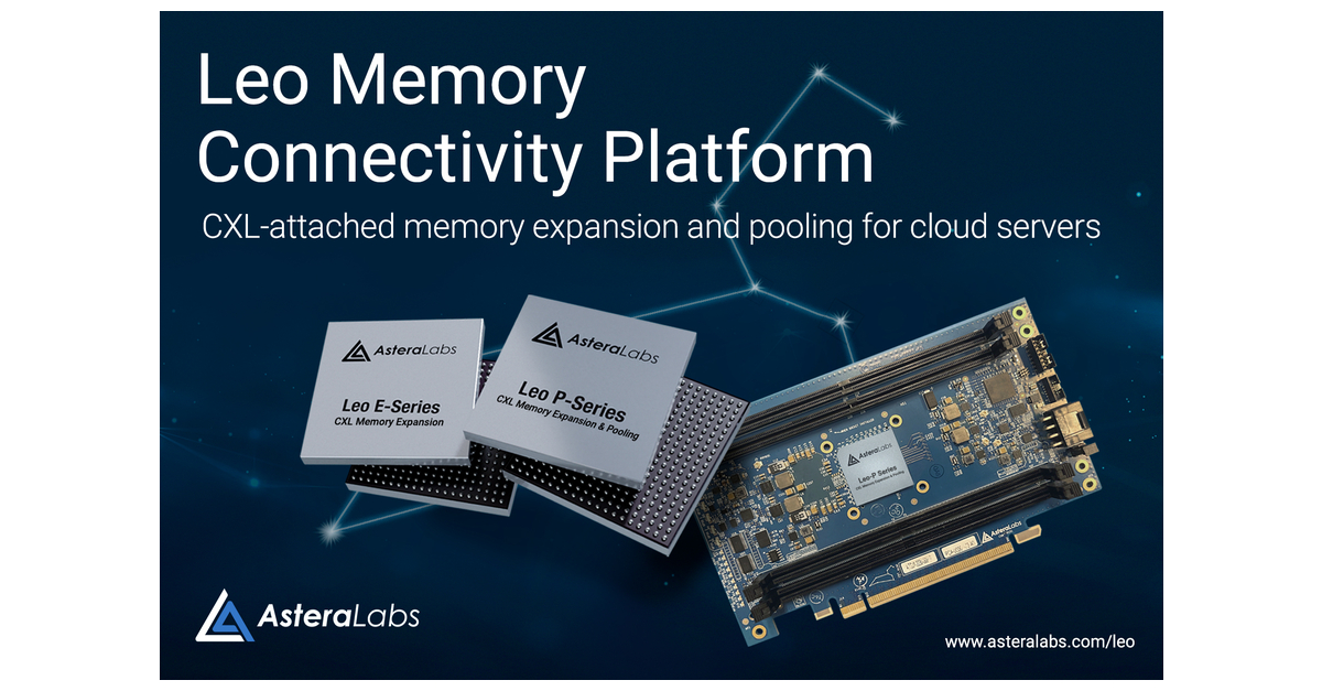 Astera Labs面向CXL附加内存扩展和池化应用的Leo Memory Connectivity Platform进入预量产阶段 ...