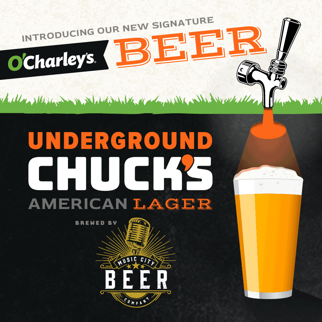 O’Charley’s Launches Underground Chuck’s Signature Beer in ...
