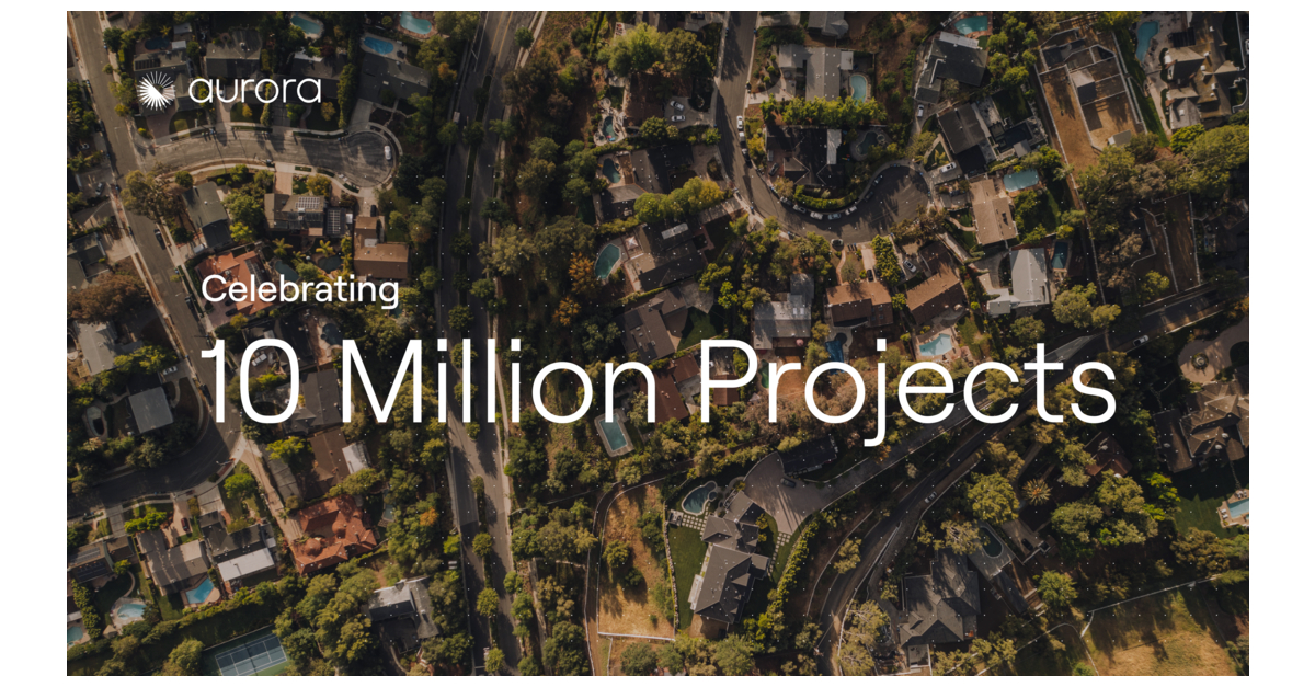 Aurora Solar Platform Generates 10 Millionth Solar Roof Design, Helping ...