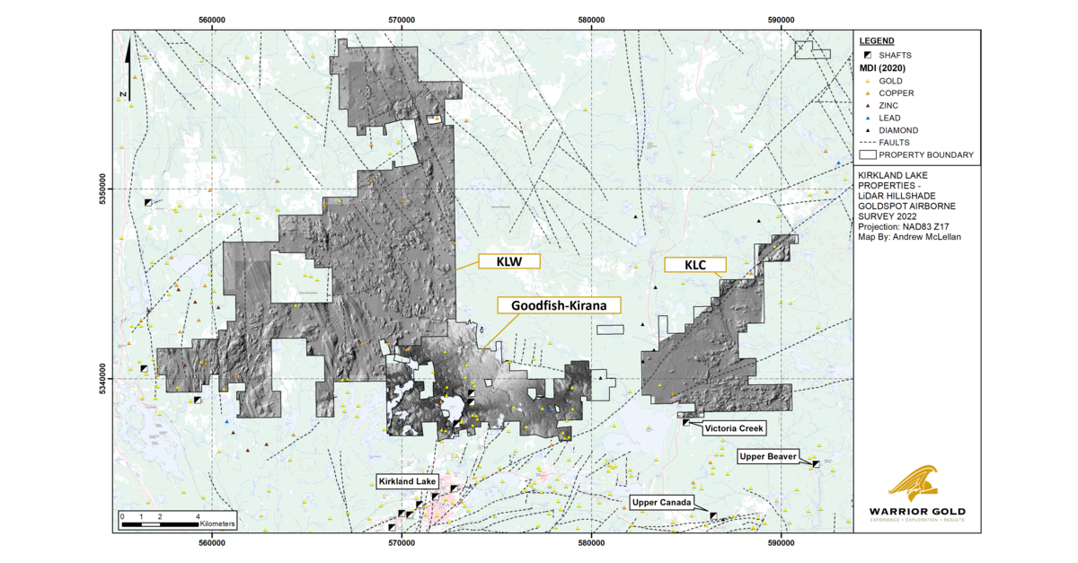 Warrior Gold Receives Final Products of the High-Resolution Heliborne ...