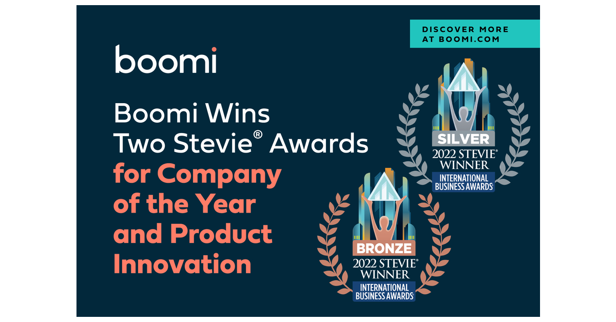 Boomi Wins International Stevie® Awards for Company of the Year and Product Innovation in 2022 ...