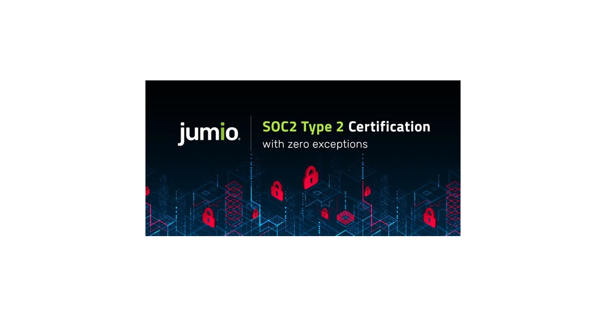 Jumio Platform Attains SOC2 Type 2 Certification | Business Wire