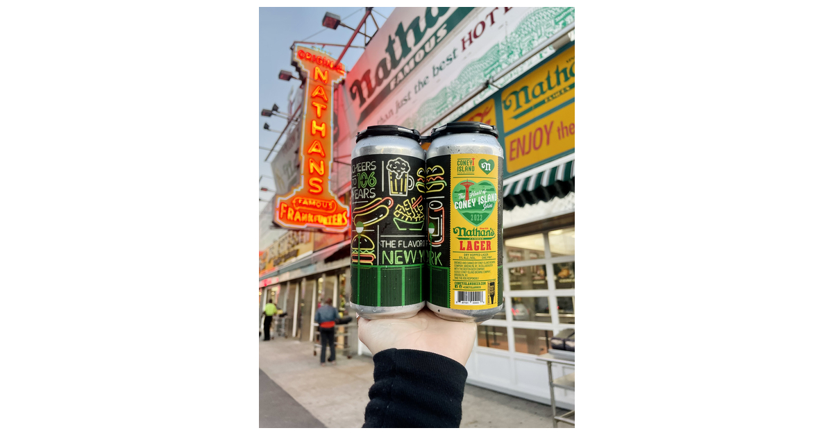 Nathan's Famous Launches Limited Time Lager in Collaboration With Coney ...
