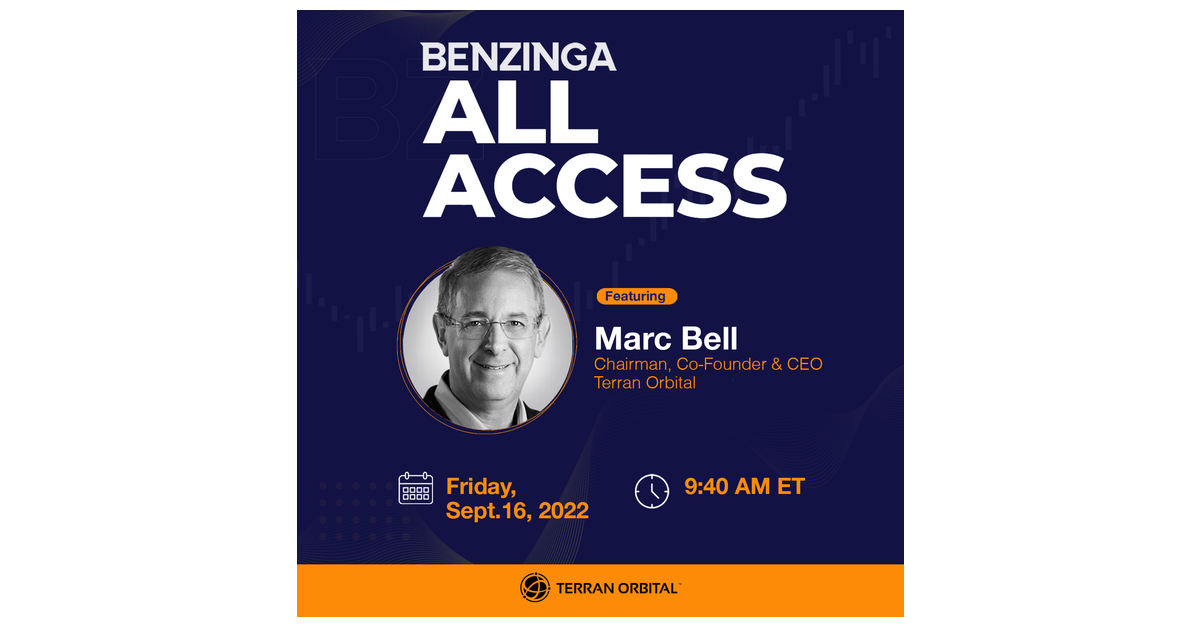 Terran Orbital Co-Founder, Chairman, and Chief Executive Officer Marc ...