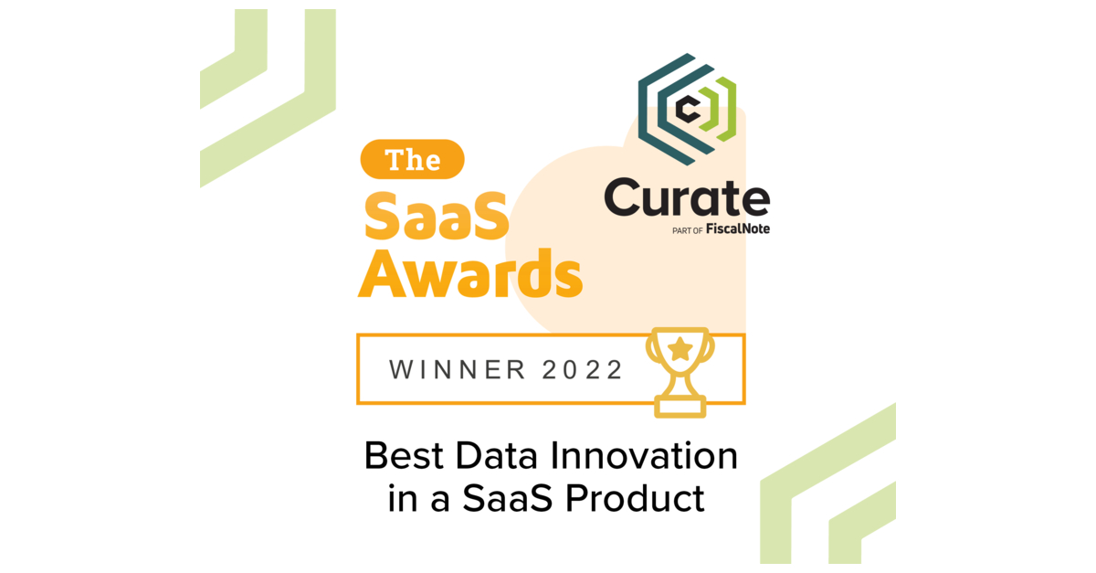 FiscalNote’s Curate Wins Global Award for “Best Data Innovation in a ...