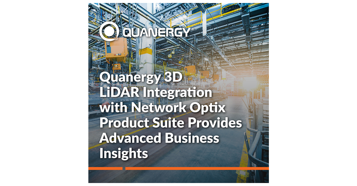 Quanergy 3D LiDAR Integration with Network Optix Product Suite Provides Advanced Business ...