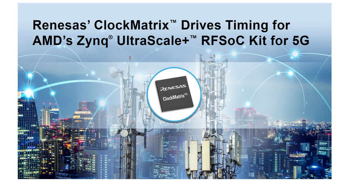 Renesas’ ClockMatrix System Synchronizer Delivers Class D Compliance ...