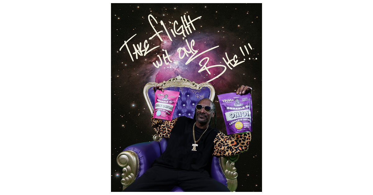 TSUMo Snacks and Snoop Dogg Release Snazzle Os, the Cannabis-infused ...