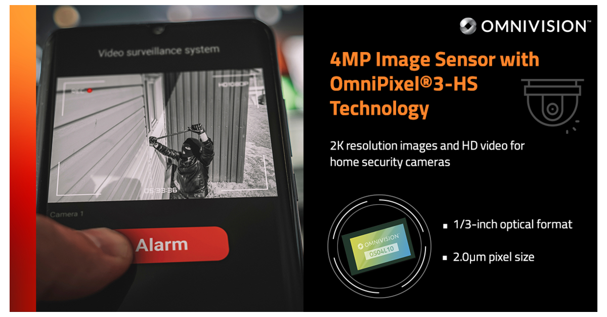 OMNIVISION’s New 4-megapixel Image Sensor with OmniPixel®3-HS Provides High Resolution in a ...
