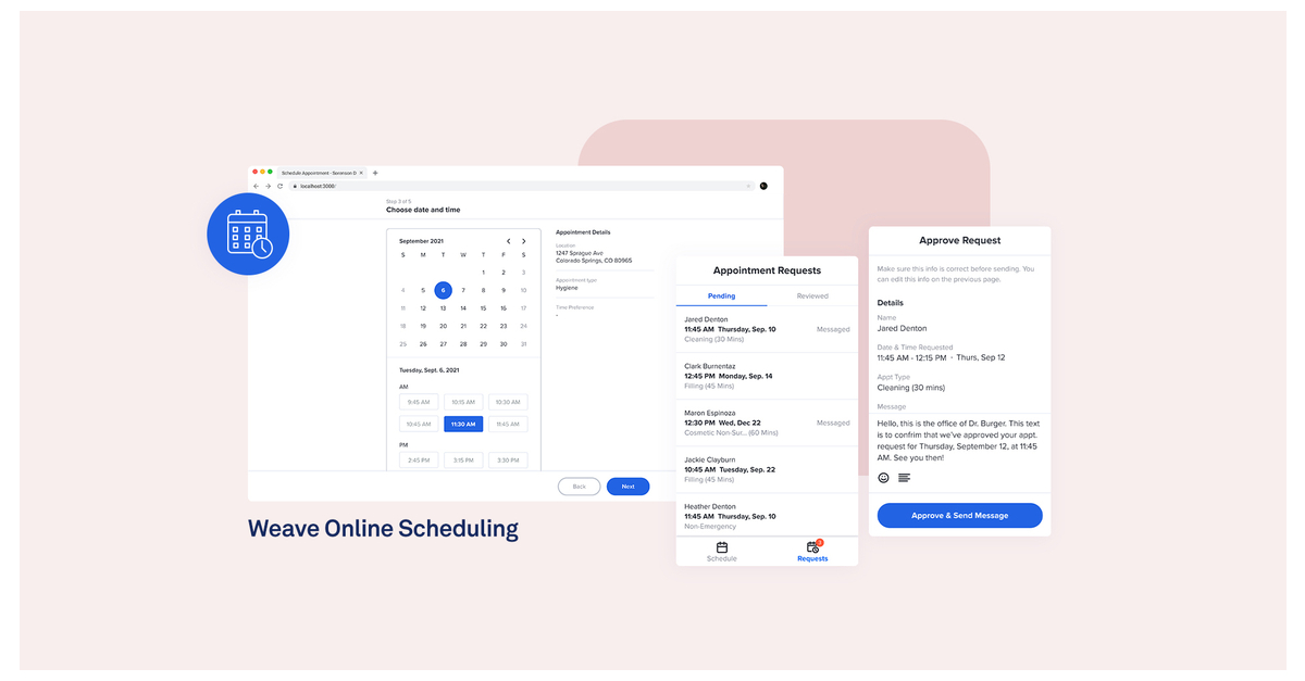 Weave Adds New Features to Online Scheduling Tool | Business Wire