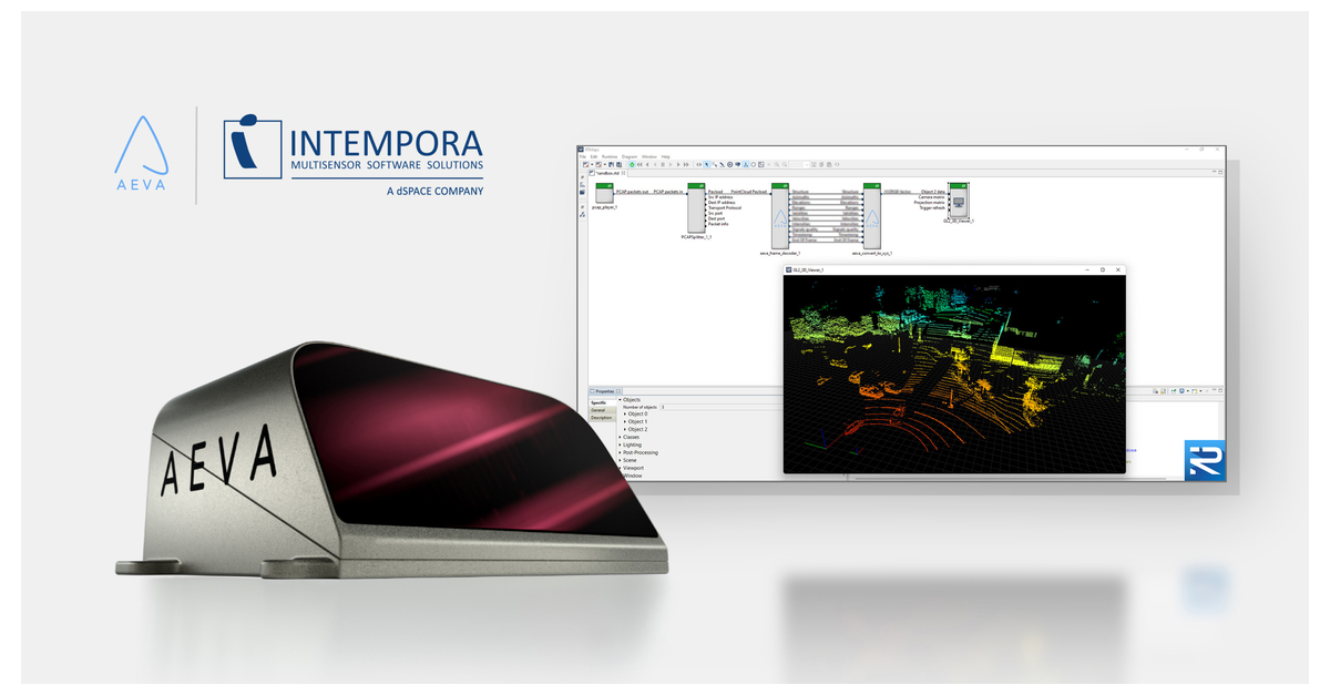 Aeva Becomes First 4D LiDAR Integrated Into Intempora RTMaps | Business ...