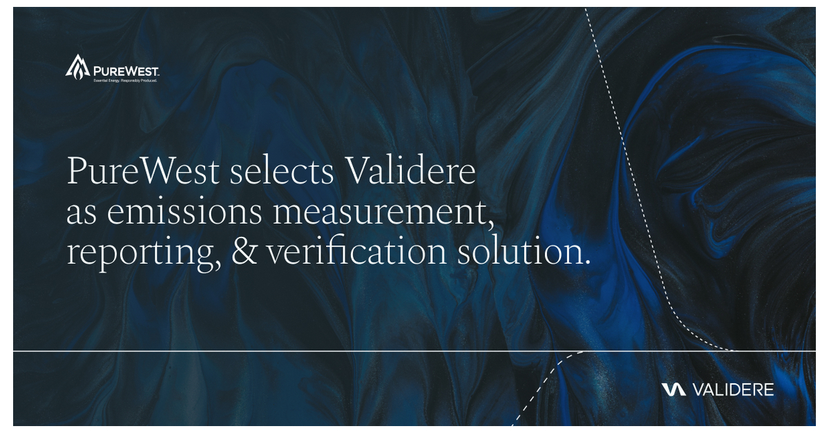 PureWest Selects Validere as Emissions Measurement, Reporting, and Verification Solution ...