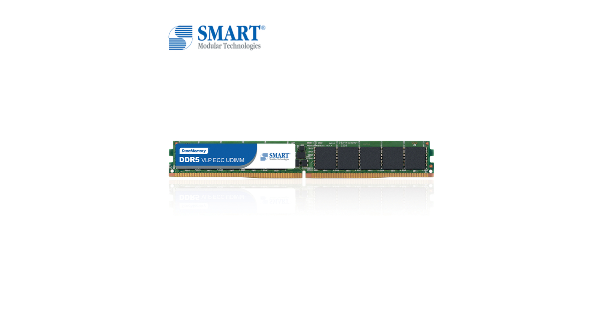 SMART Modular 世迈科技推出DuraMemory DDR5 VLP ECC UDIMM 内存模块 | Business Wire