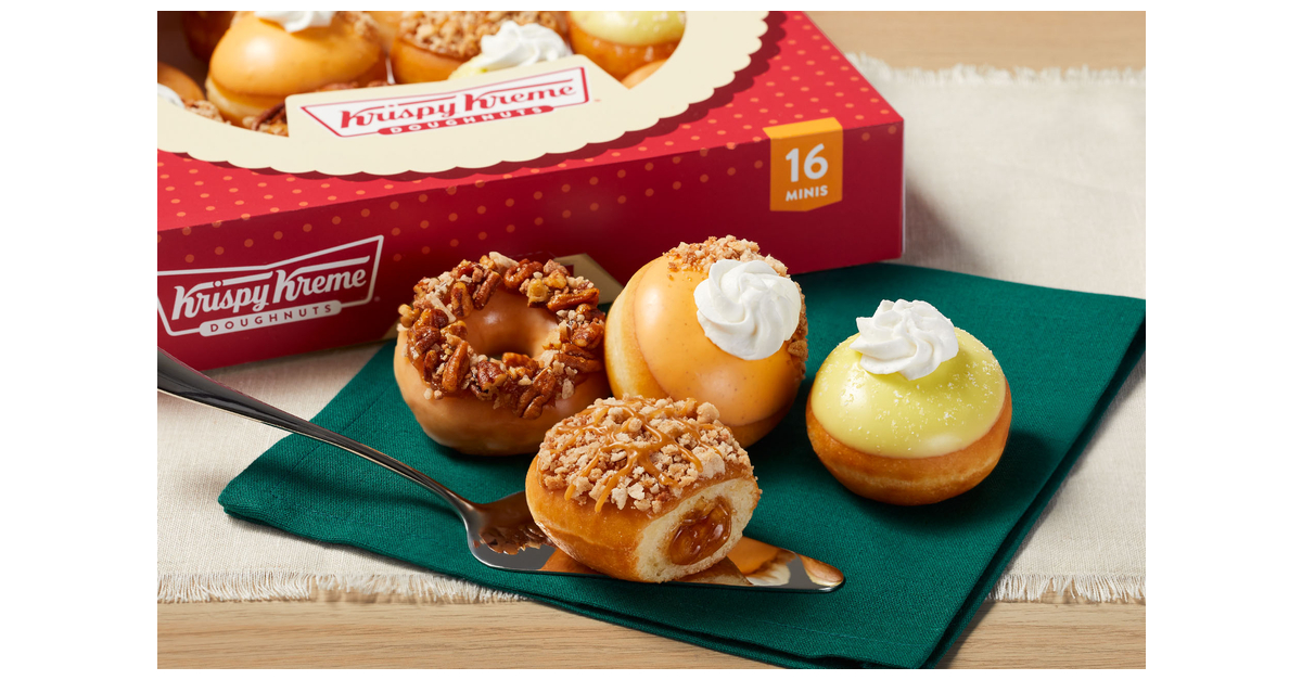 Say Thanks in ‘so mini ways’ with KRISPY KREME®’s New Thanksgiving mini pie doughnuts | Business ...