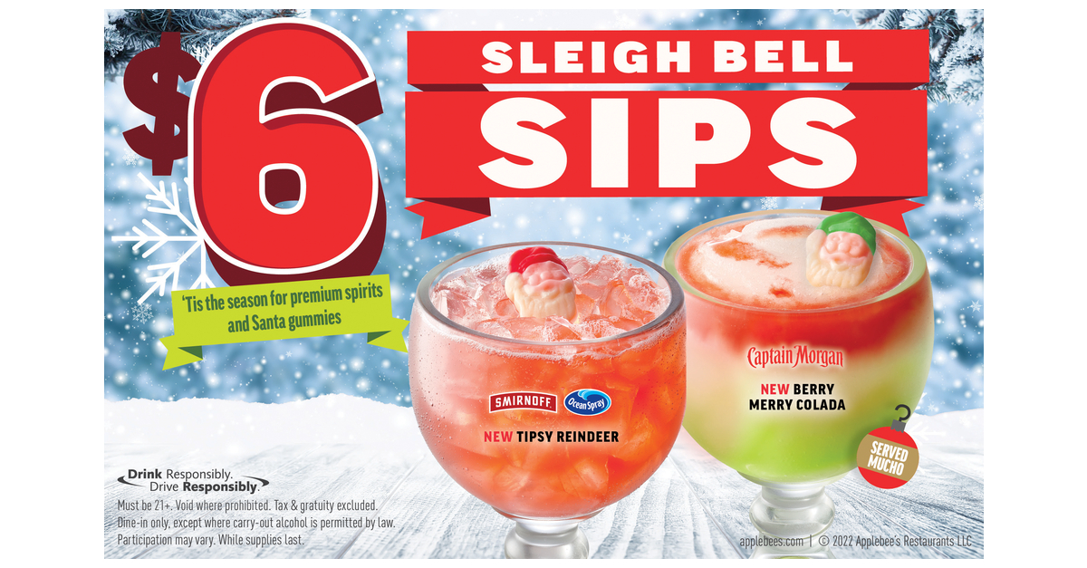 May Your Days Be Merry with Applebee’s Sleigh Bell Sips! | Business Wire
