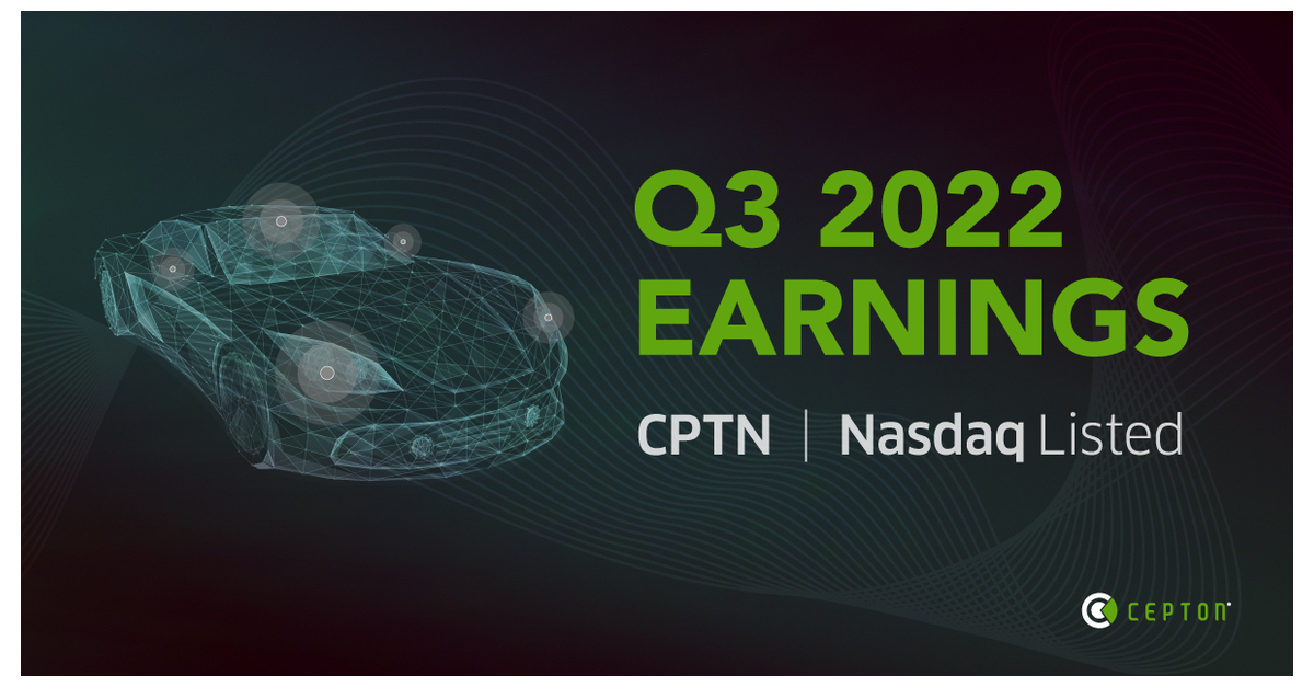 Cepton, Inc. Reports Third Quarter 2022 Results | Business Wire