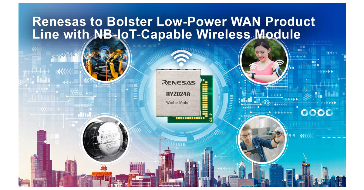 Renesas to Bolster Low-Power WAN Product Line with NB-IoT-Capable ...