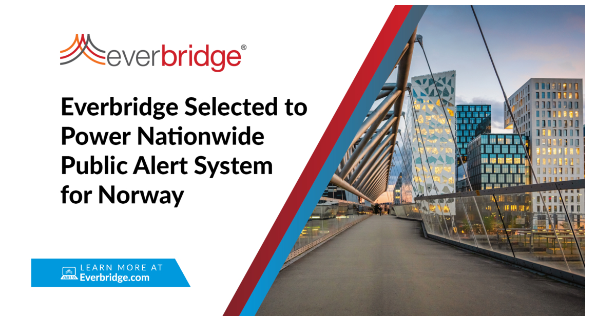 Everbridge Selected to Power the Nationwide Public Alert System for ...