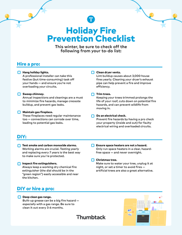 ADDING MULTIMEDIA Thumbtack Creates New “Holiday Fire Prevention ...