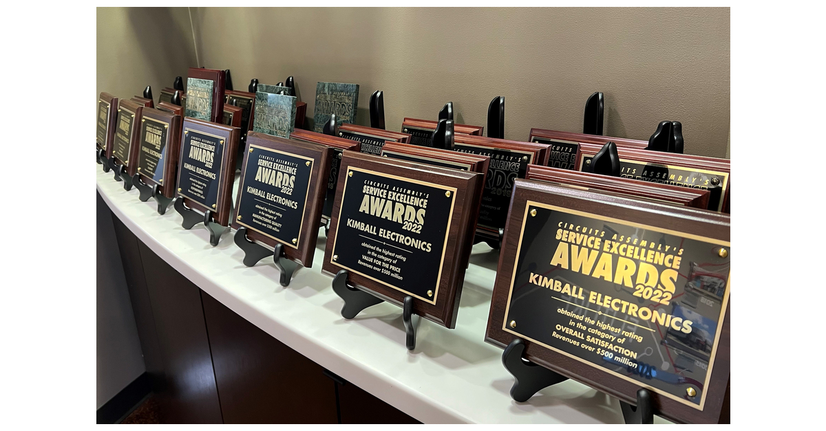 Kimball Electronics Wins 2022 Service Excellence Awards in Seven ...