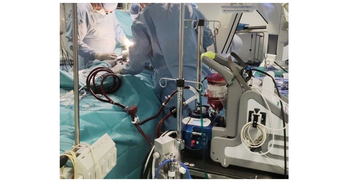 Resumen: Eurosets anuncia el primer paciente tratado con Colibrì, el sistema de soporte vital ...