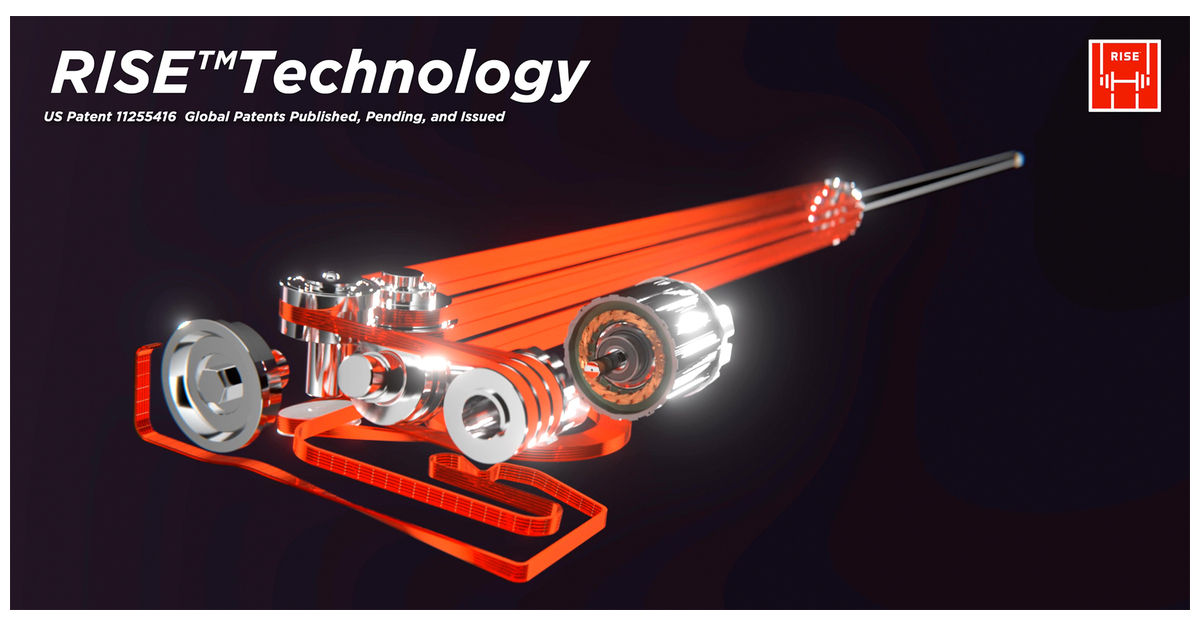 RISE™Robotics Granted US Patent for Key Technology - High Reduction Belt-Driven Linear Actuator ...