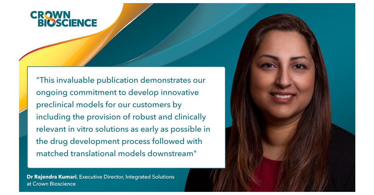 Crown Bioscience Publishes New Study in PLOS ONE Highlighting the Use ...