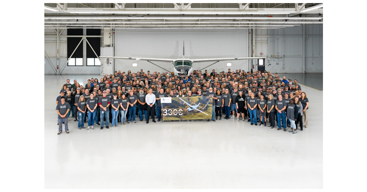 Textron Aviation Delivers 3,000th Cessna Caravan Family Aircraft; Grand ...
