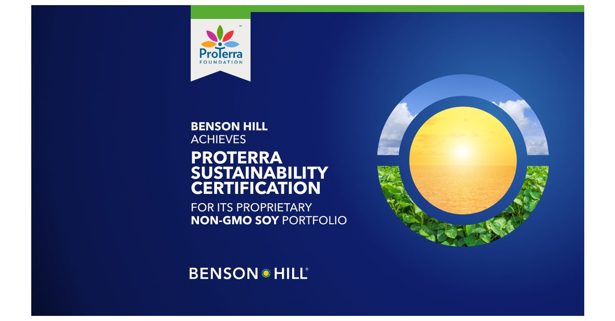 Benson Hill erhält ProTerra-Nachhaltigkeitszertifizierung für sein proprietäres Portfolio nicht ...